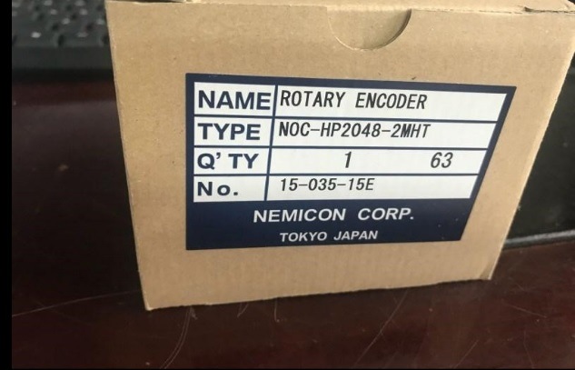 Nemicon Rotary Encoder Noc-HP2048-2mht Tokyo Japan Nemicon Rotary Encoder Noc-HP2048-2mht Tokyo Japan