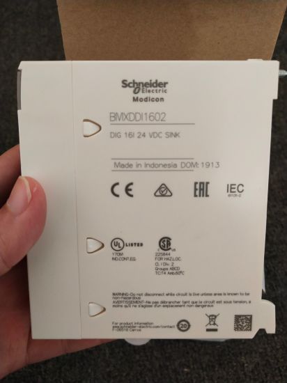 Schneider Dig 16I 24 VDC Sink Discrete Input Module Bmxddi1602